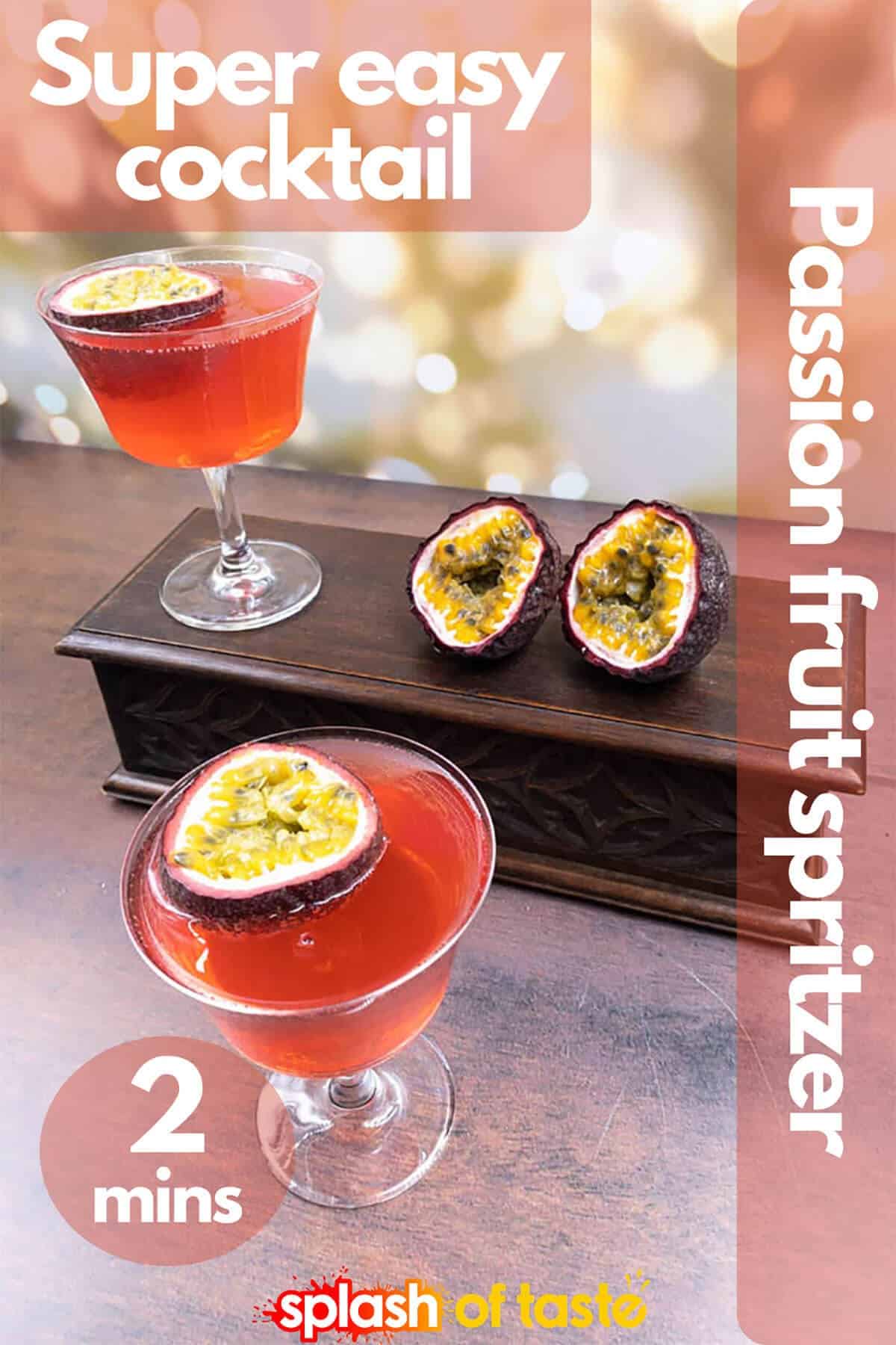Passion fruit spritz - Splash of Taste
