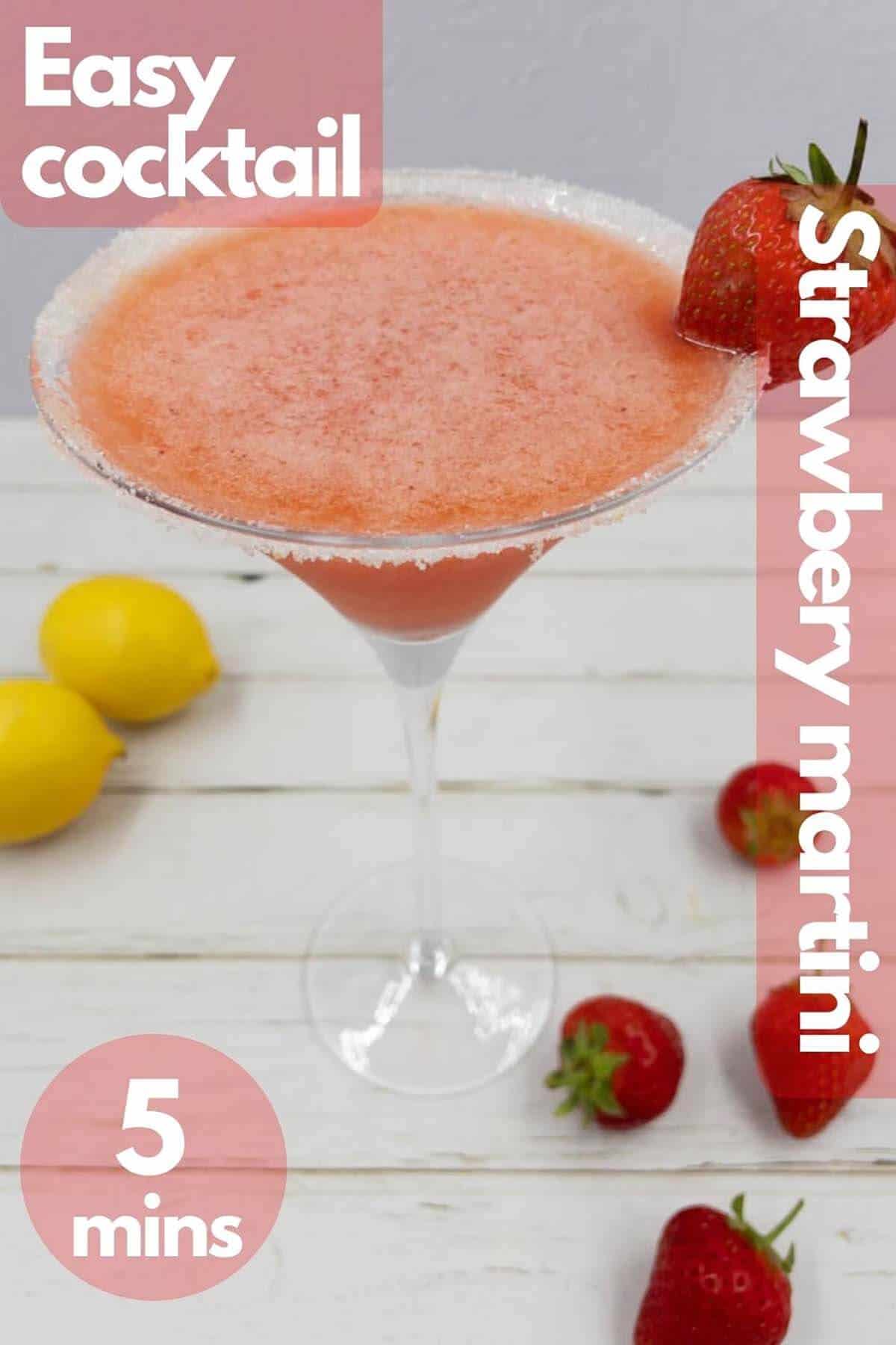 Strawberry martini recipe - Splash of Taste