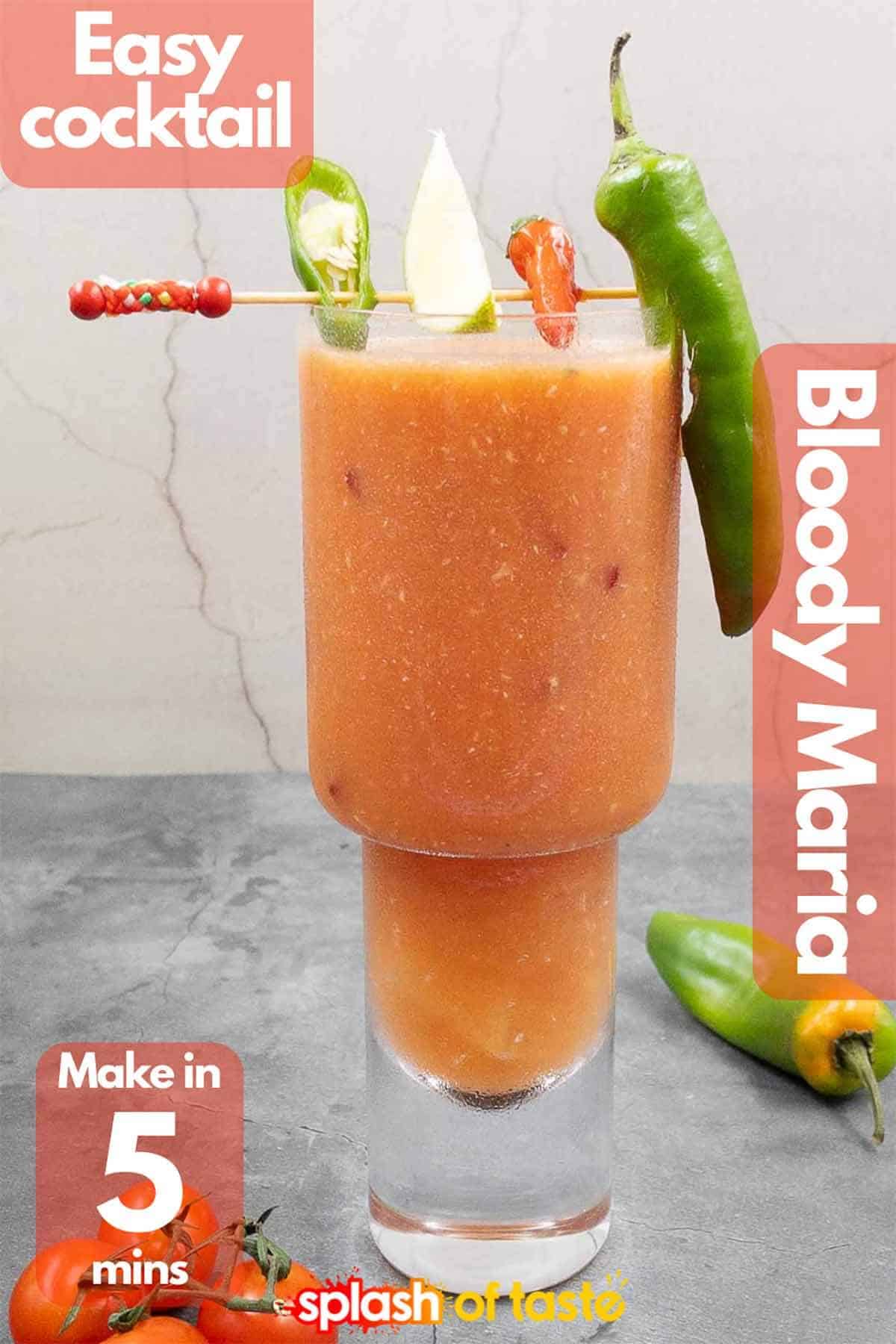 Bloody Maria cocktail - Splash of Taste