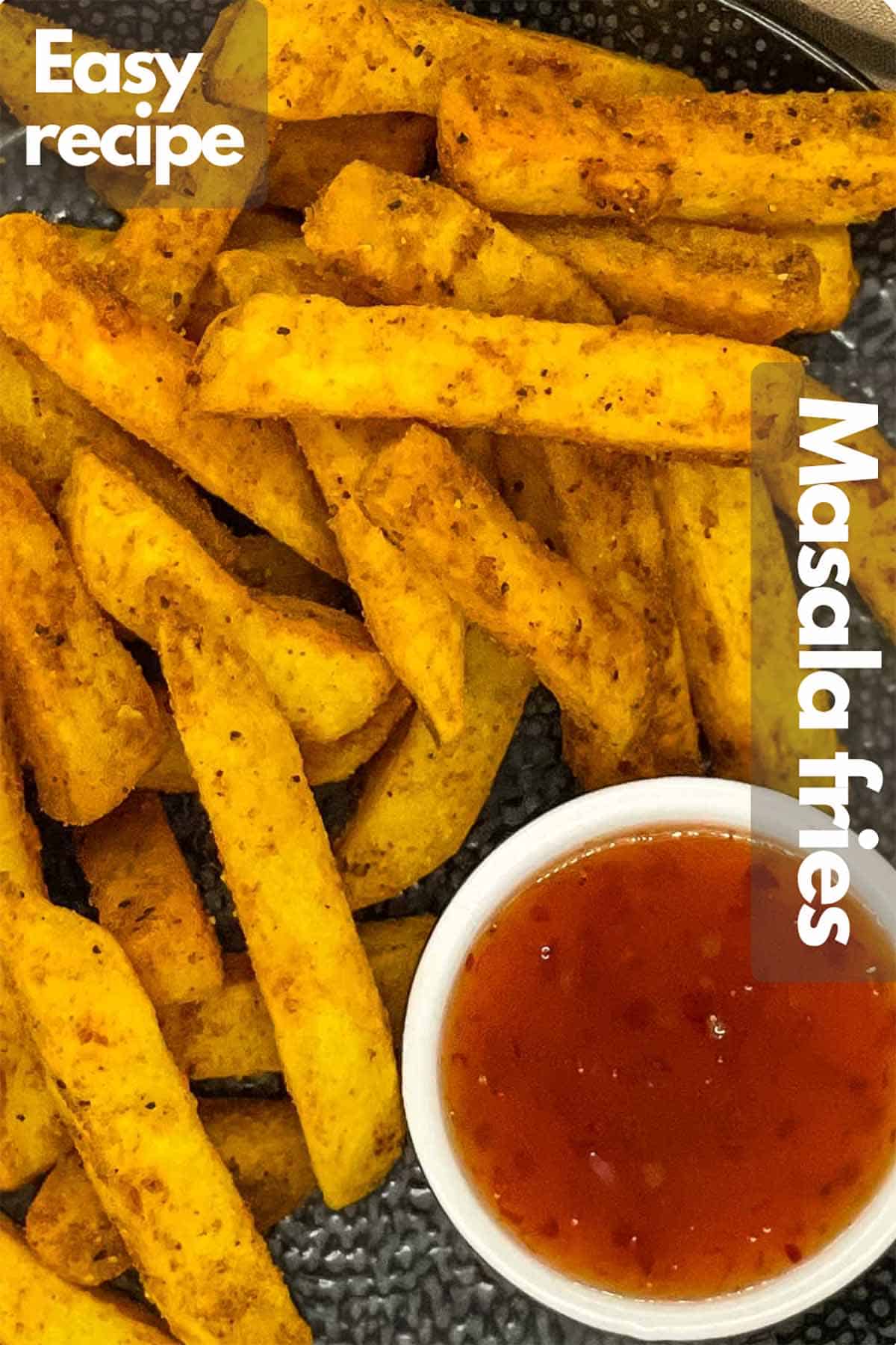 Easy Masala Fries Recipe - Splash of Taste