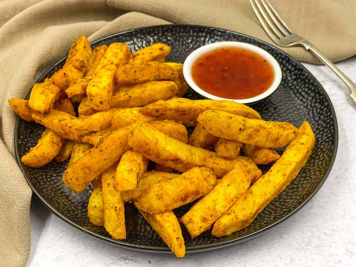 Easy Masala Fries Recipe - Splash of Taste