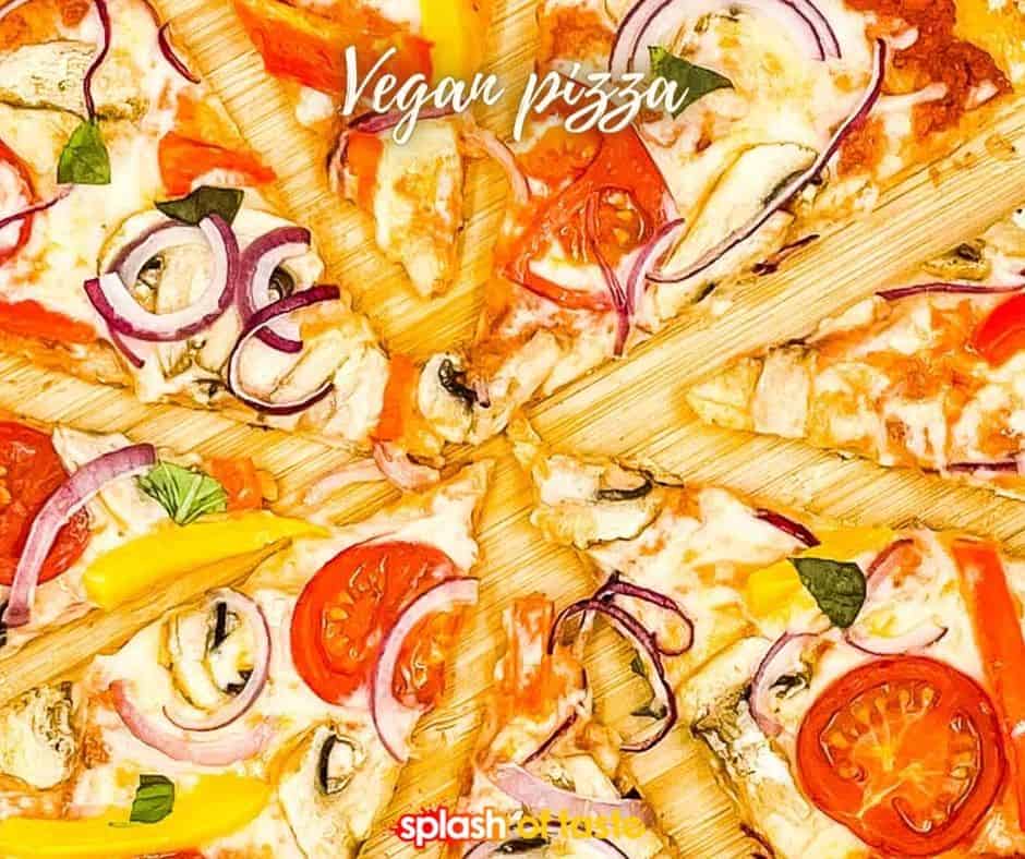 Vegan Pizza - Splash of Taste