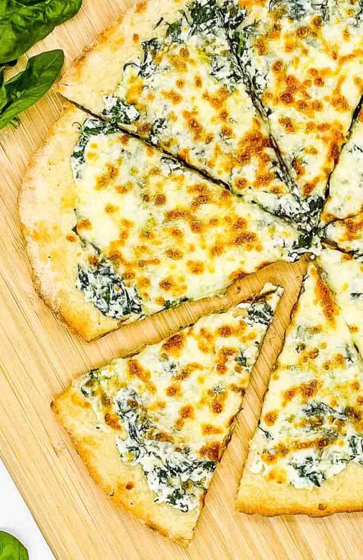 Spinach Pizza Recipe - Splash of Taste - Vegetarian Recipes