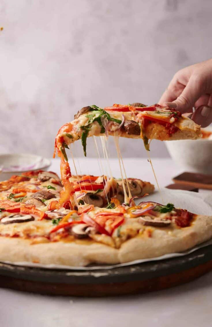 Artichoke pizza recipe - Splash of Taste - Vegetarian Recipes