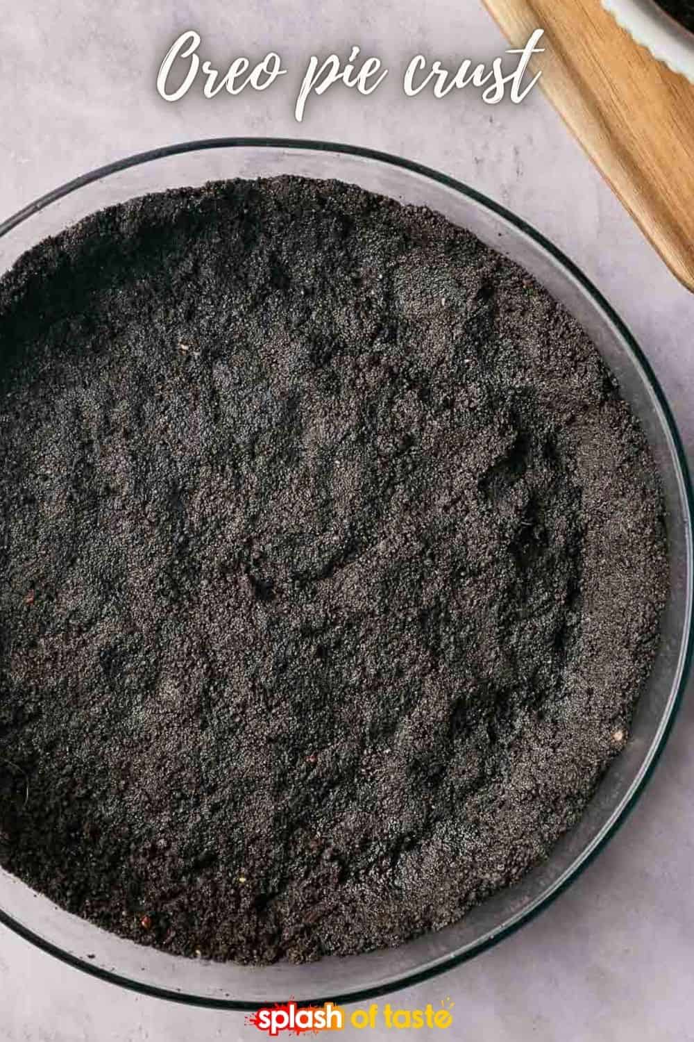 Homemade Oreo Pie Crust - Easy Recipe