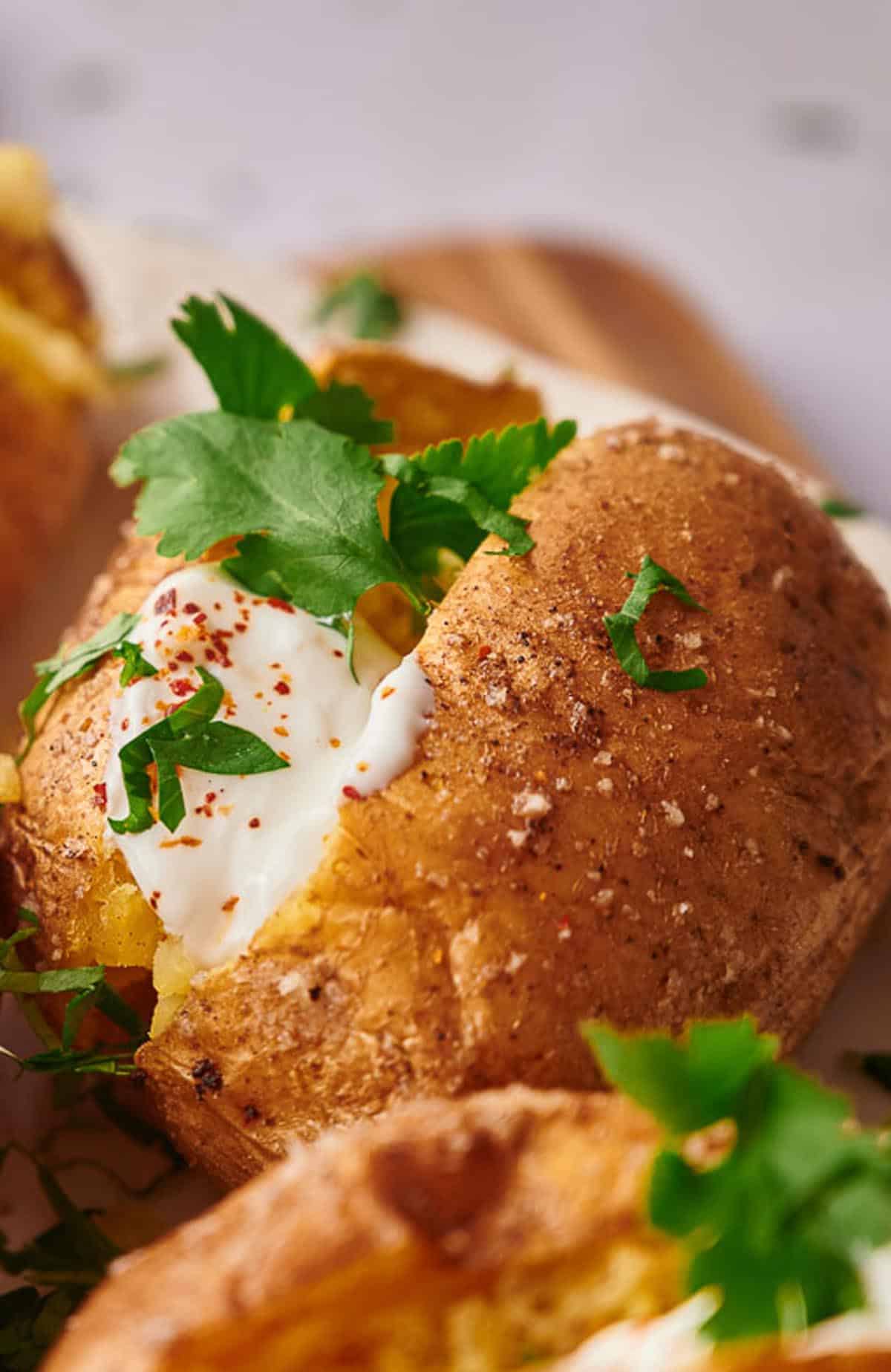 Perfect baked potato recipe - Splash of Taste