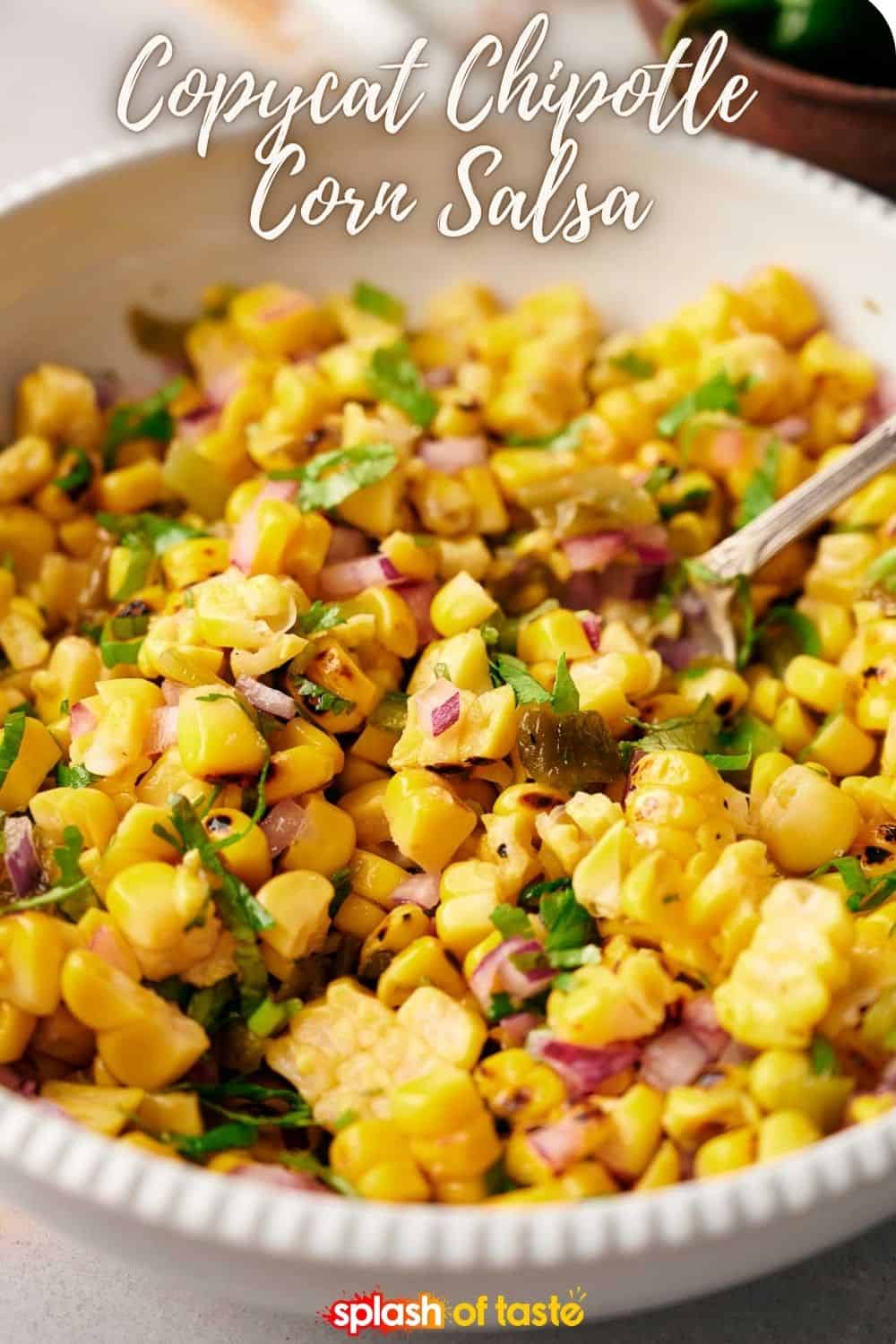 Easy Copycat Chipotle Corn Salsa Recipe