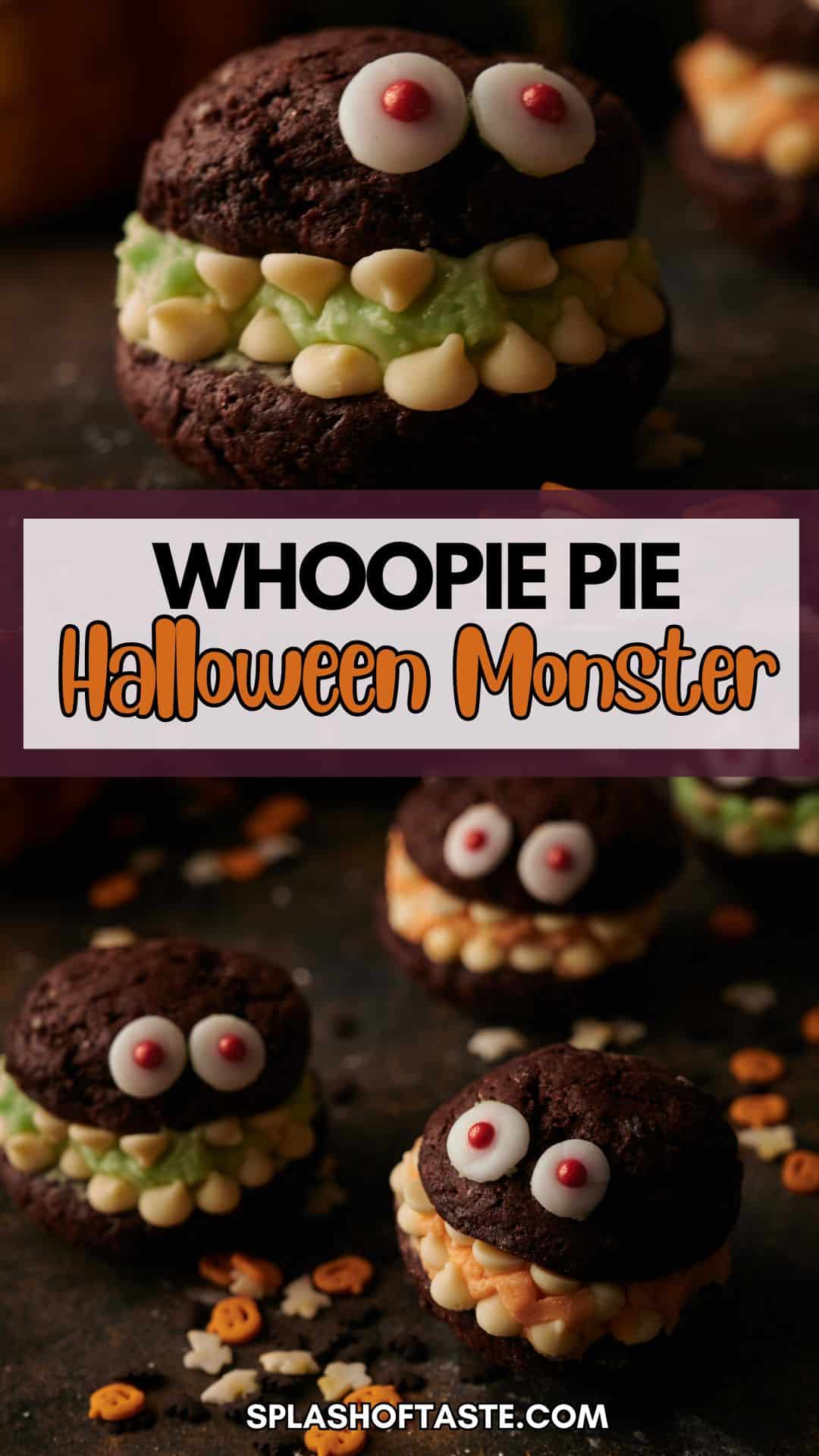 Easy Whoopie Pie Halloween Monsters Recipe