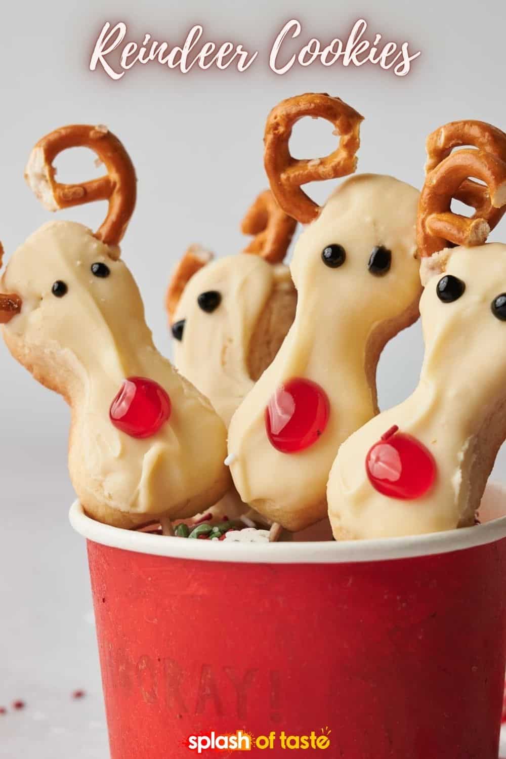 Easy Reindeer Christmas Cookies (Great for Sharing!)