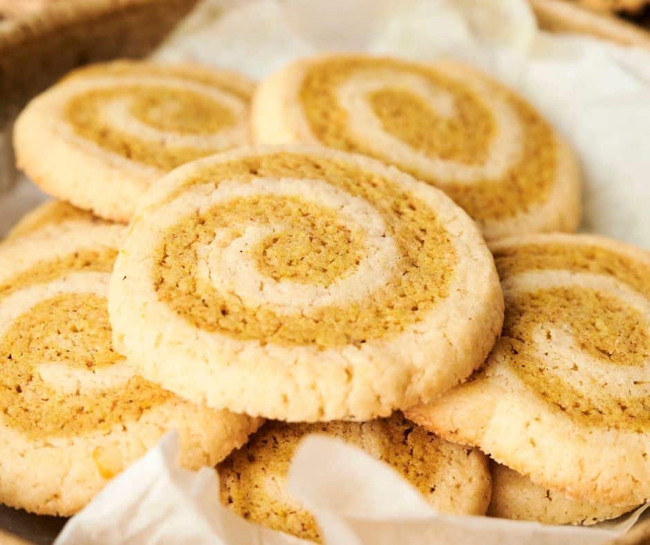 Soft Pumpkin Spice Roll Cookies - Splash of Taste