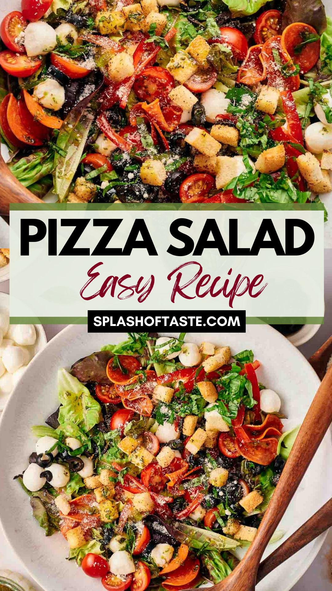 Pizza Salad Recipe (Ready in 10 Minutes!)