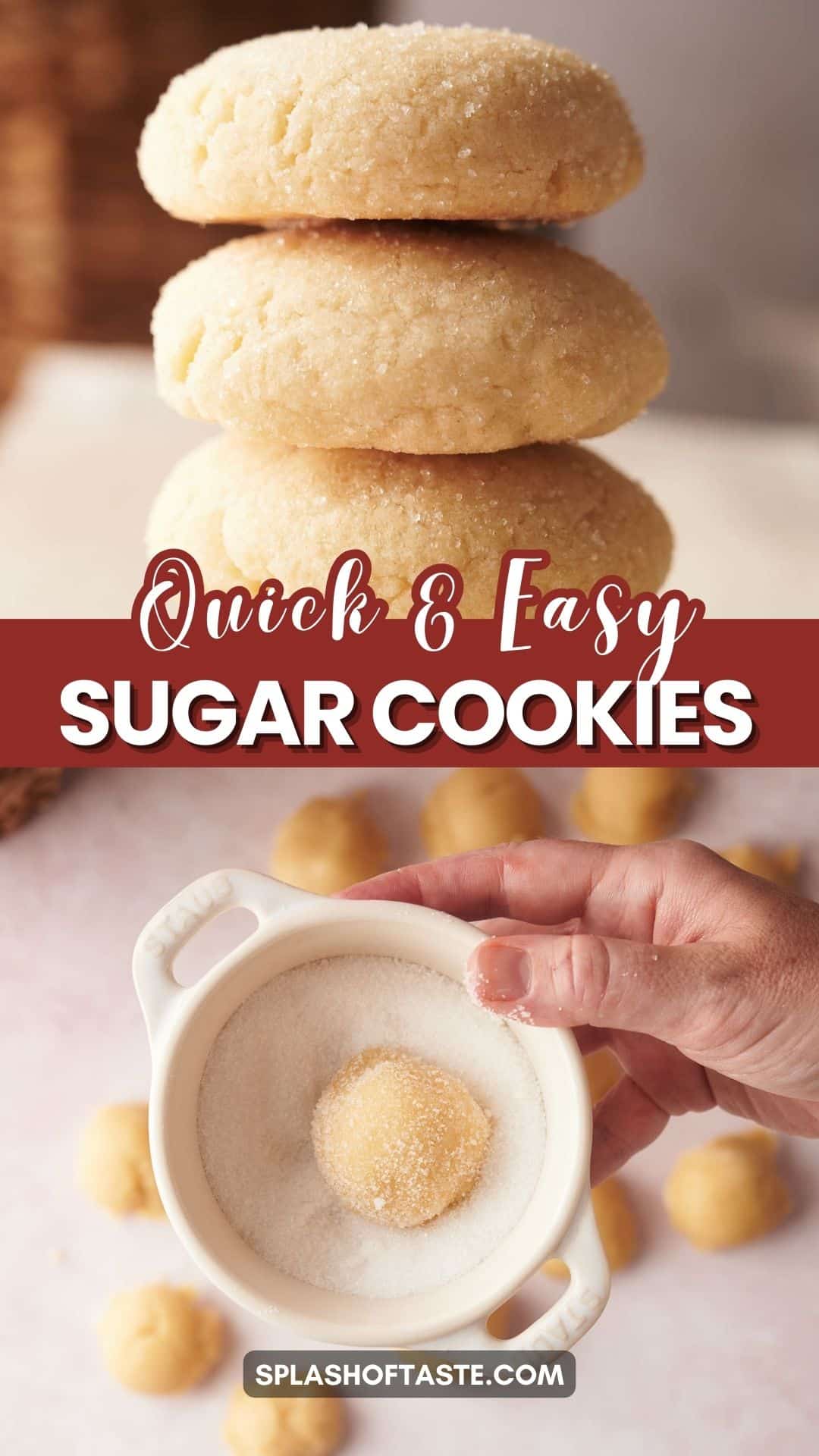 Easy Sugar Cookies Recipe Without Butter - So Soft