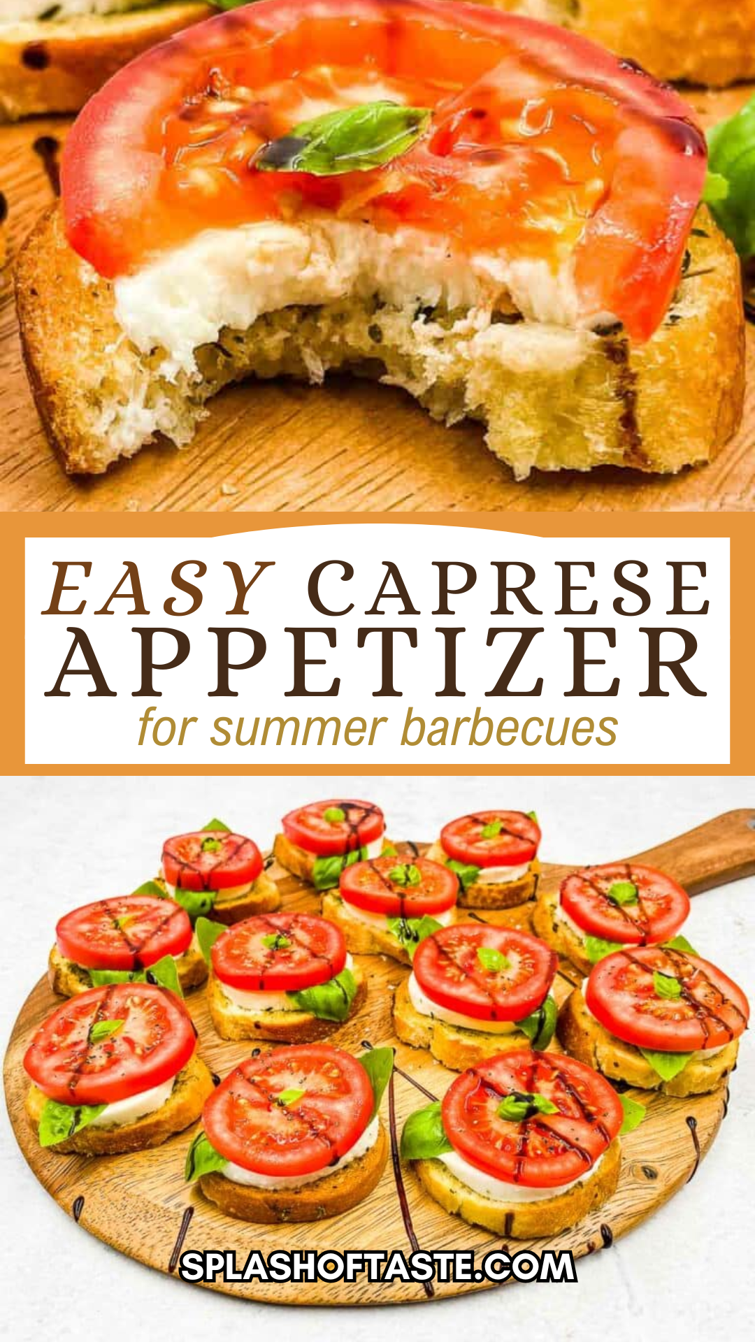 Simple Caprese Appetizer Recipe (Ready in 15 Minutes) - Splash of Taste