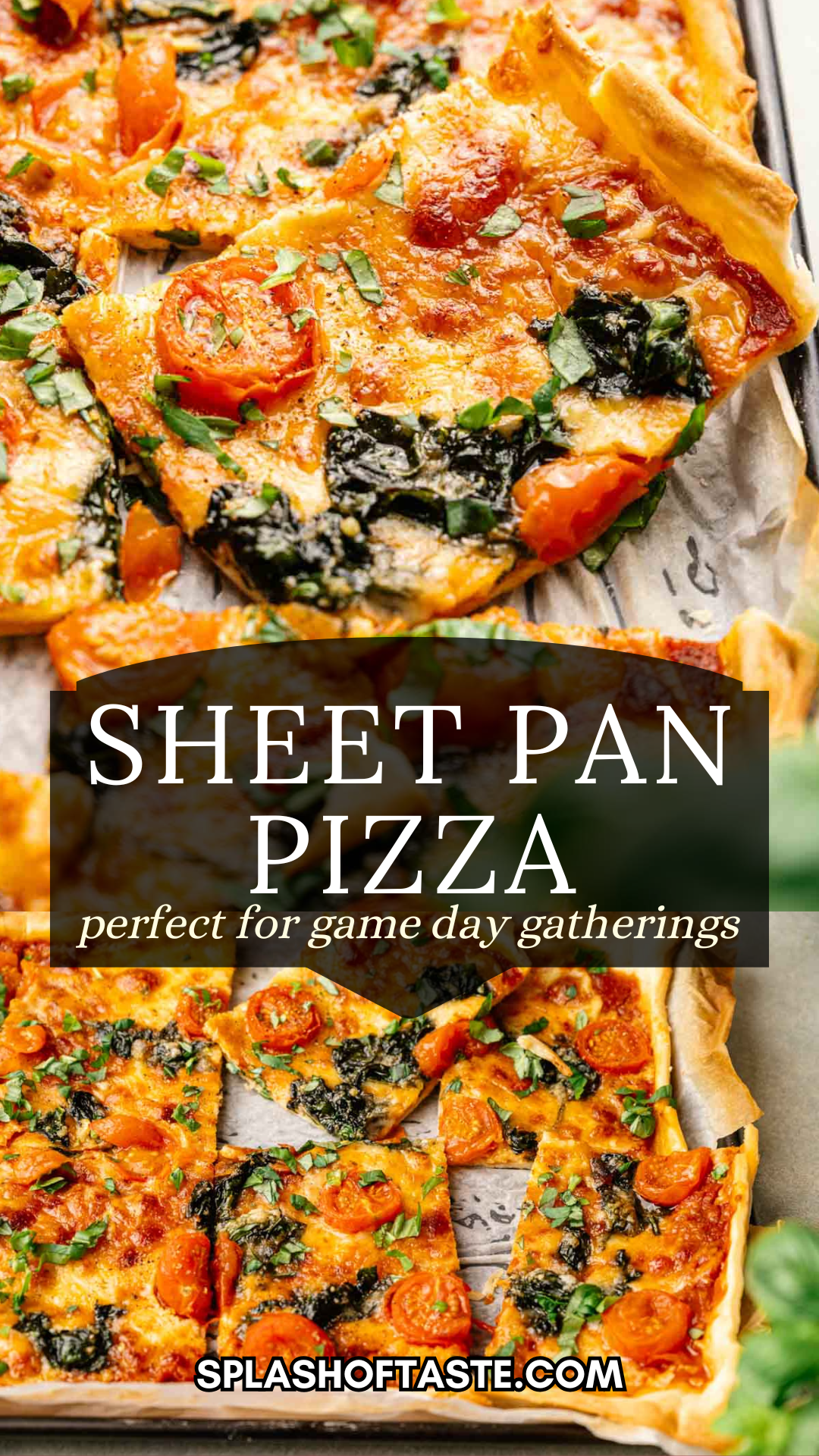 Easy Homemade Sheet Pan Pizza Recipe - Splash of Taste